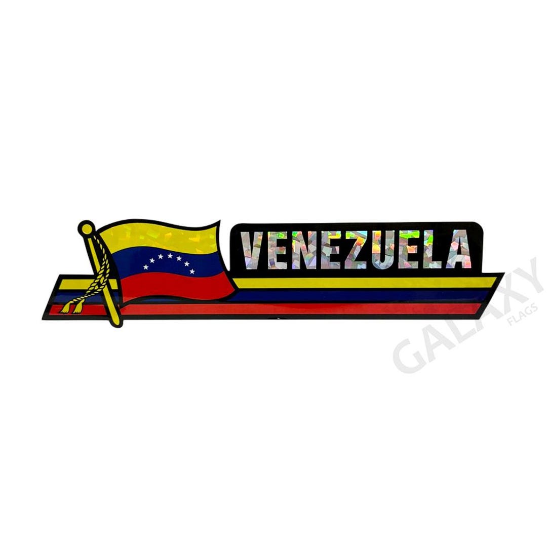 Venezuela Bumper Sticker / Venezuela Flag Sticker / "3 X 11 3/4 ...