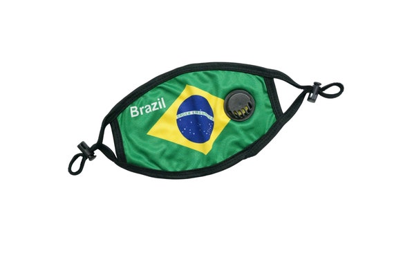 Brazil Mask / Face Mask WITH Filter pocket / Brazil Flag | Etsy