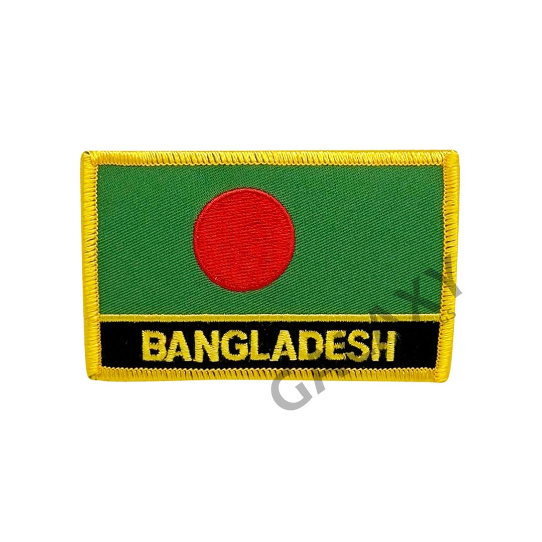 Bangladesh Patch / Bangladesh Flag Patch / Iron - on or Sew On - Etsy