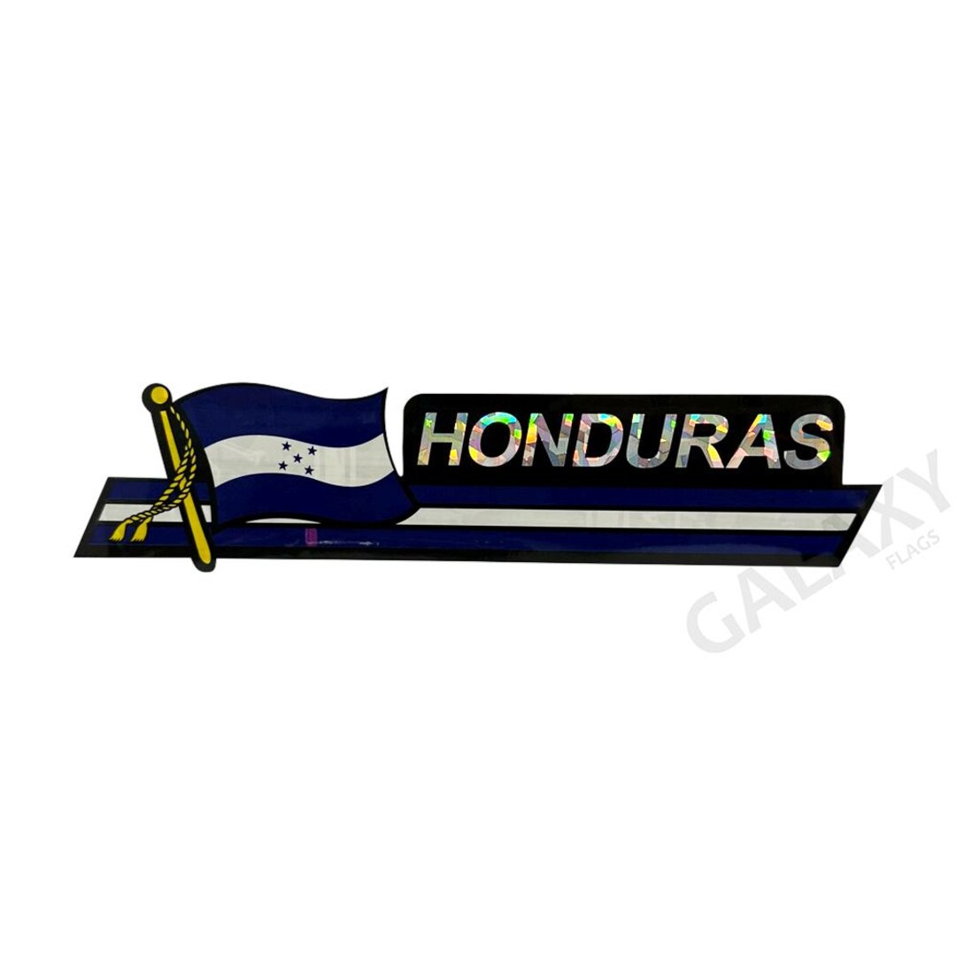 Honduras Bumper Sticker / Honduras Flag Sticker / "3 X 11 3/4" Honduras ...