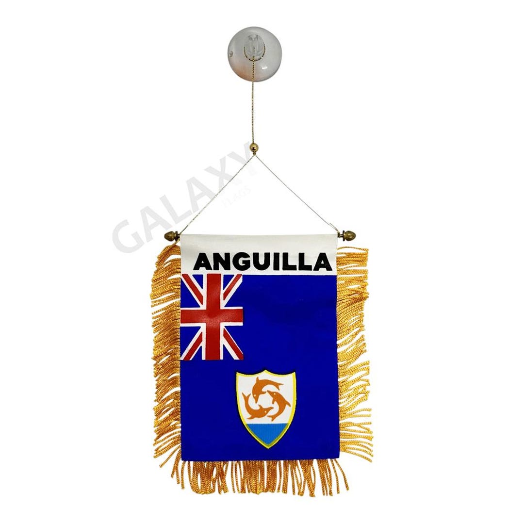 Anguilla Mini Banner / Anguilla Flag - Etsy