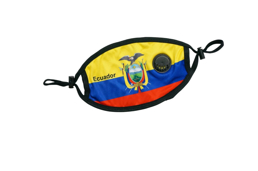 Ecuador Mask / Face Mask WITH Filter Pocket / Ecuador Flag - Etsy