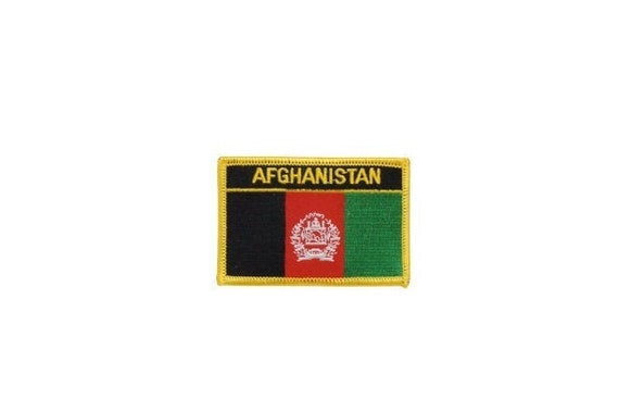 Afghanistan Patch / Afghanistan Flag Patch / Iron on or Sew - Etsy