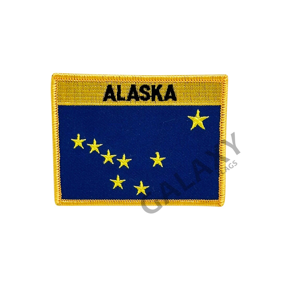 Alaska Patch / Alaska Flag Patch / Iron - on or Sew On - Etsy
