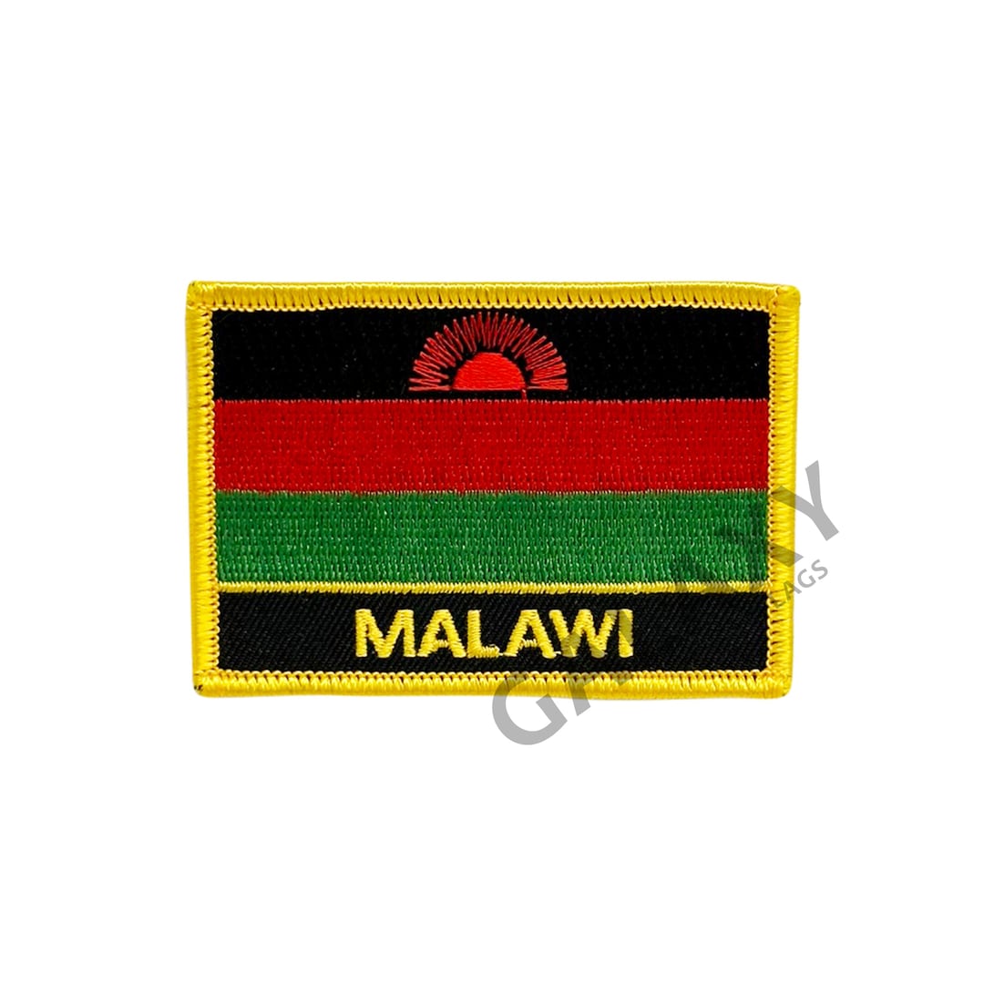 Malawi Patch / Malawi Flag Patch / Iron - on or Sew On - Etsy