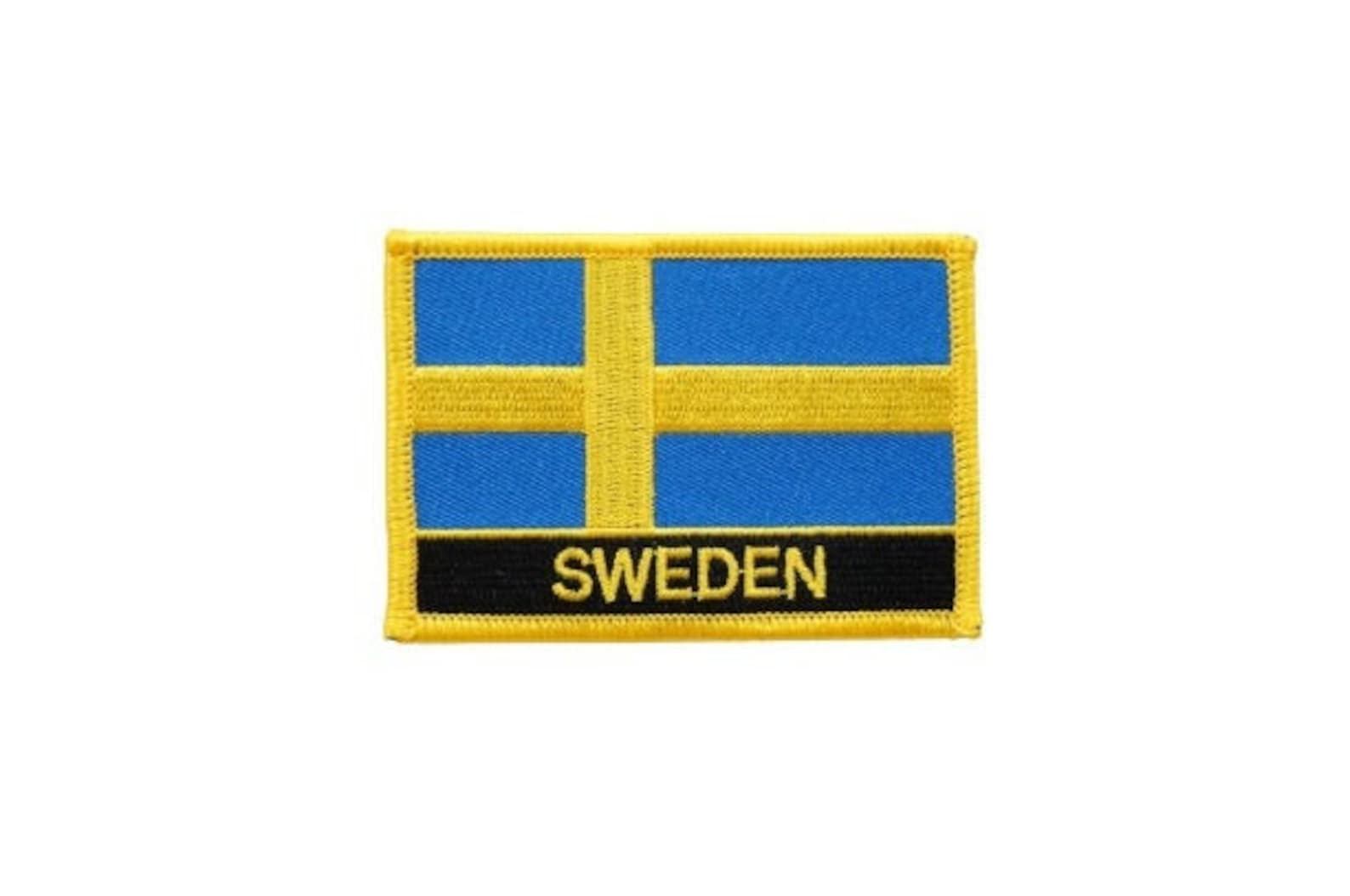 Sweden Patch / Sweden Flag Patch / Iron on or Sew On - Etsy