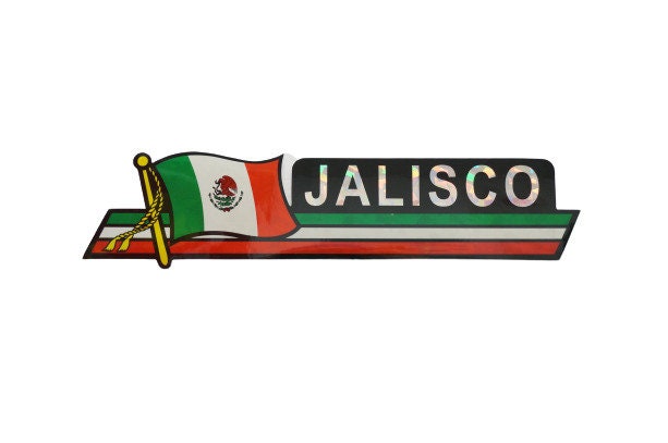 Jalisco Bumper Sticker / Jalisco Flag Sticker / 3 X 11 3/4 Jalisco ...