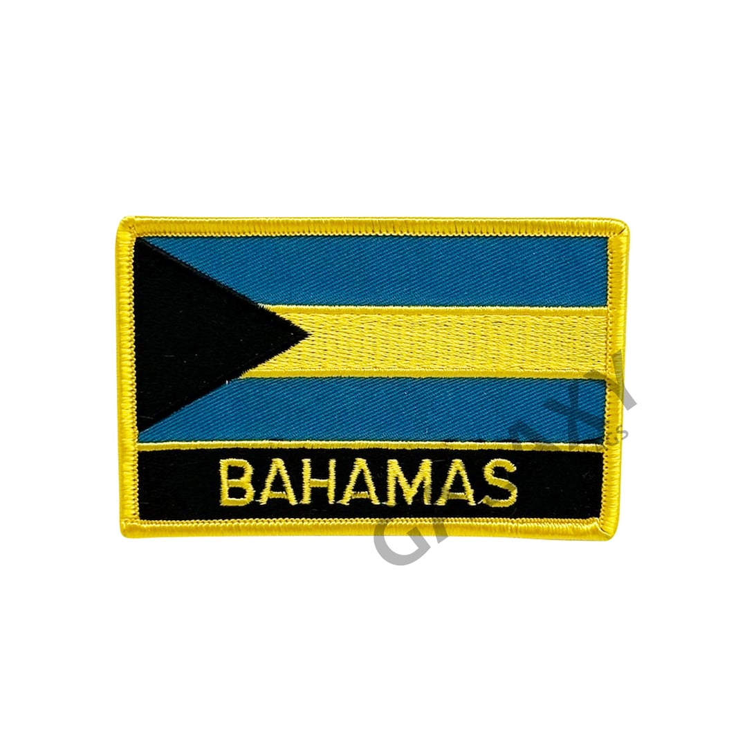 Bahamas Patch / Bahamas Flag Patch / Iron - on or Sew On - Etsy