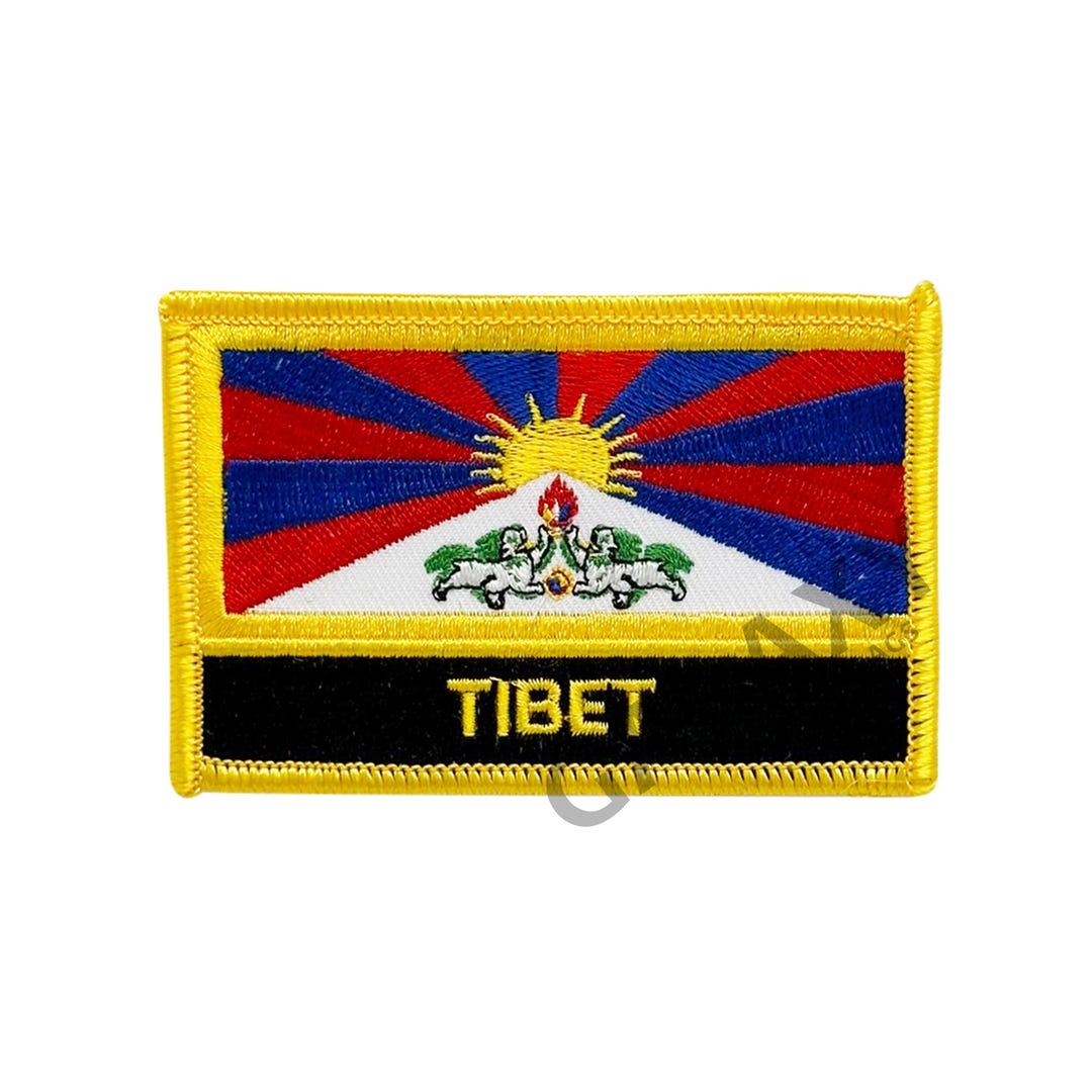 Tibet Patch / Tibet Flag Patch / Iron - on or Sew On - Etsy