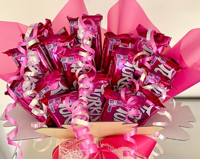 Turkish Delight Chocolate Bouquet Mothers Day Birthday Anniversary ...