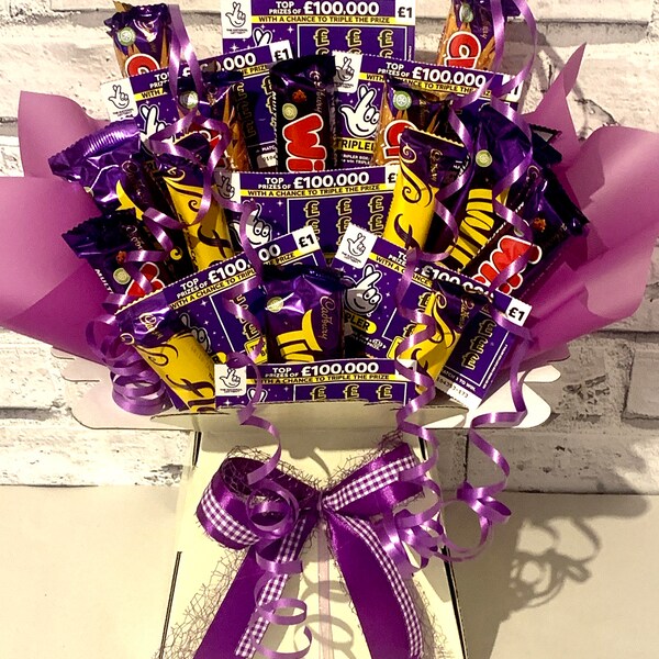Scratch Card Chocolate Hamper - Etsy UK