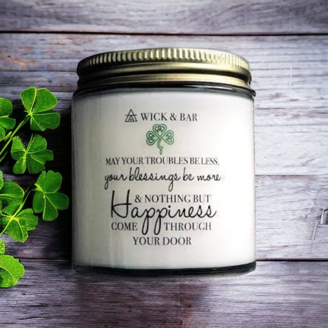 Irish Blessing - New Home Gift Candle Irish Blessing Candle Gift ...