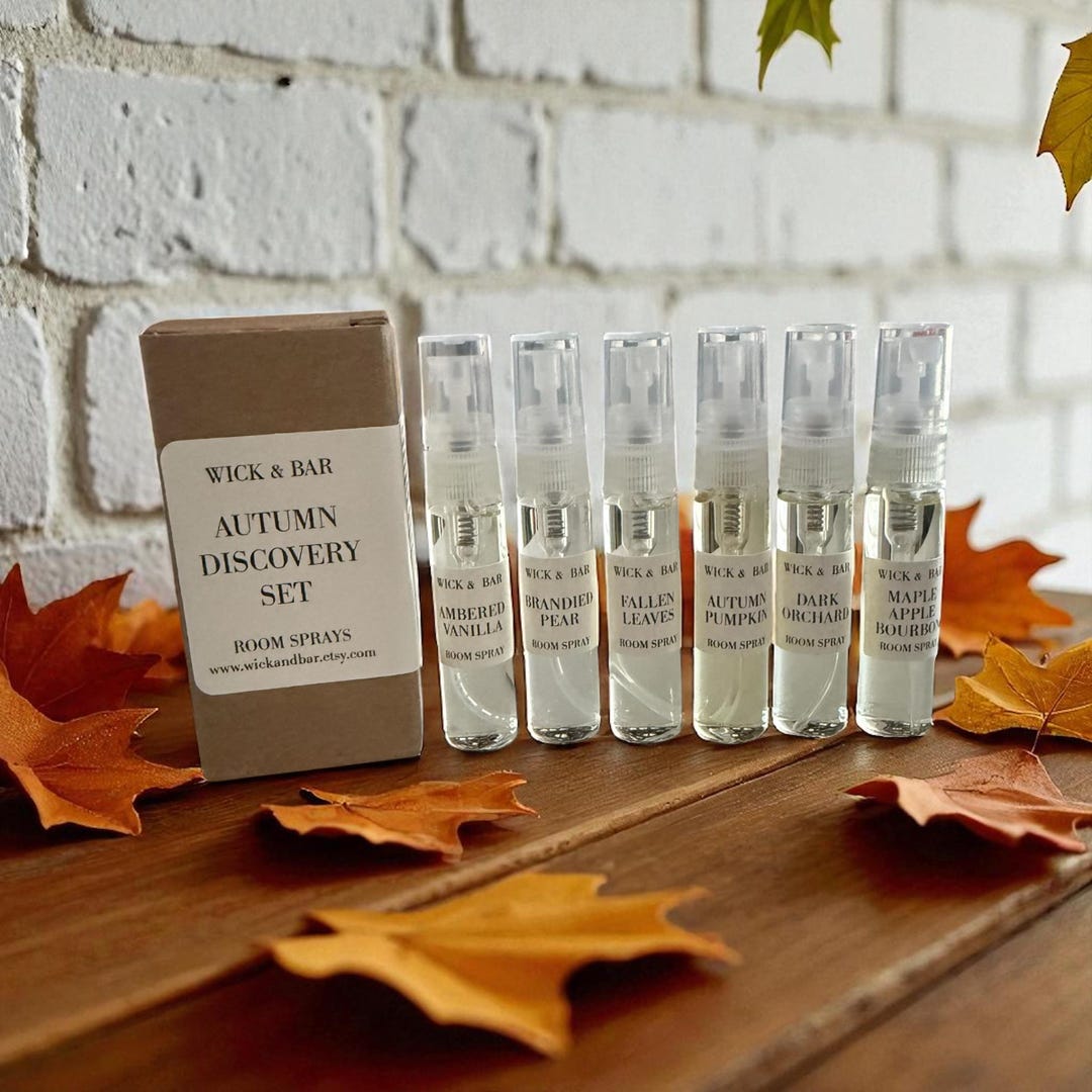 Autumn Home Fragrance Discovery Set: 6 Room Sprays - Fall Scents ...