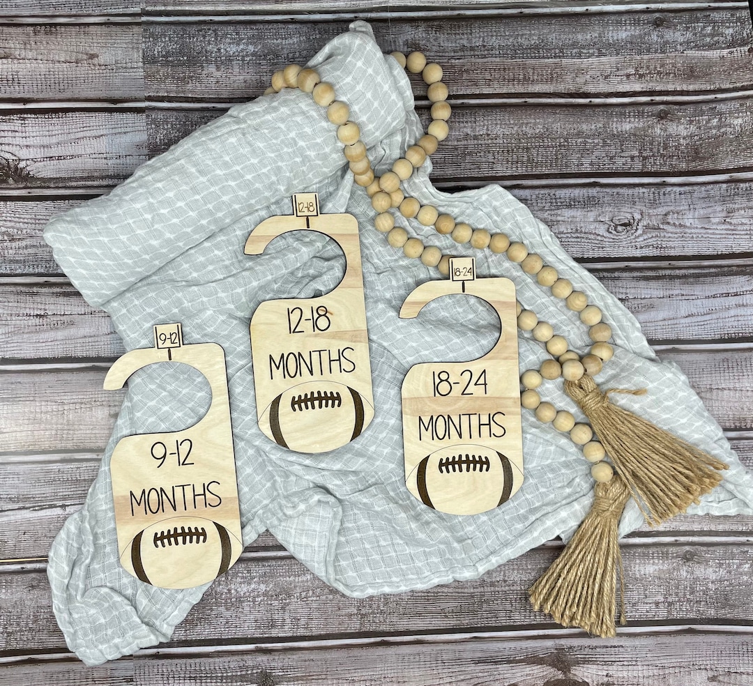 Nursery Closet Dividers/football Clothes Dividers/sports Theme Closet ...