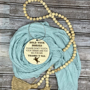 Car Seat Germ Sign/ Hold Your Horses Baby Germ Sign/ Western Theme ...