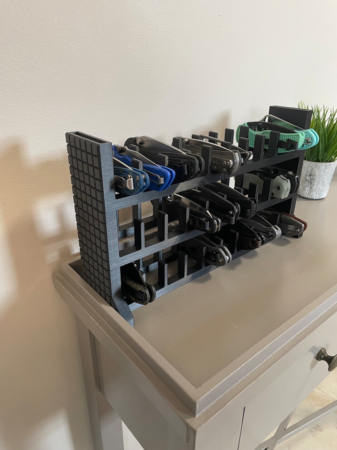 EDC Stackable Knife Shelf/display - Etsy