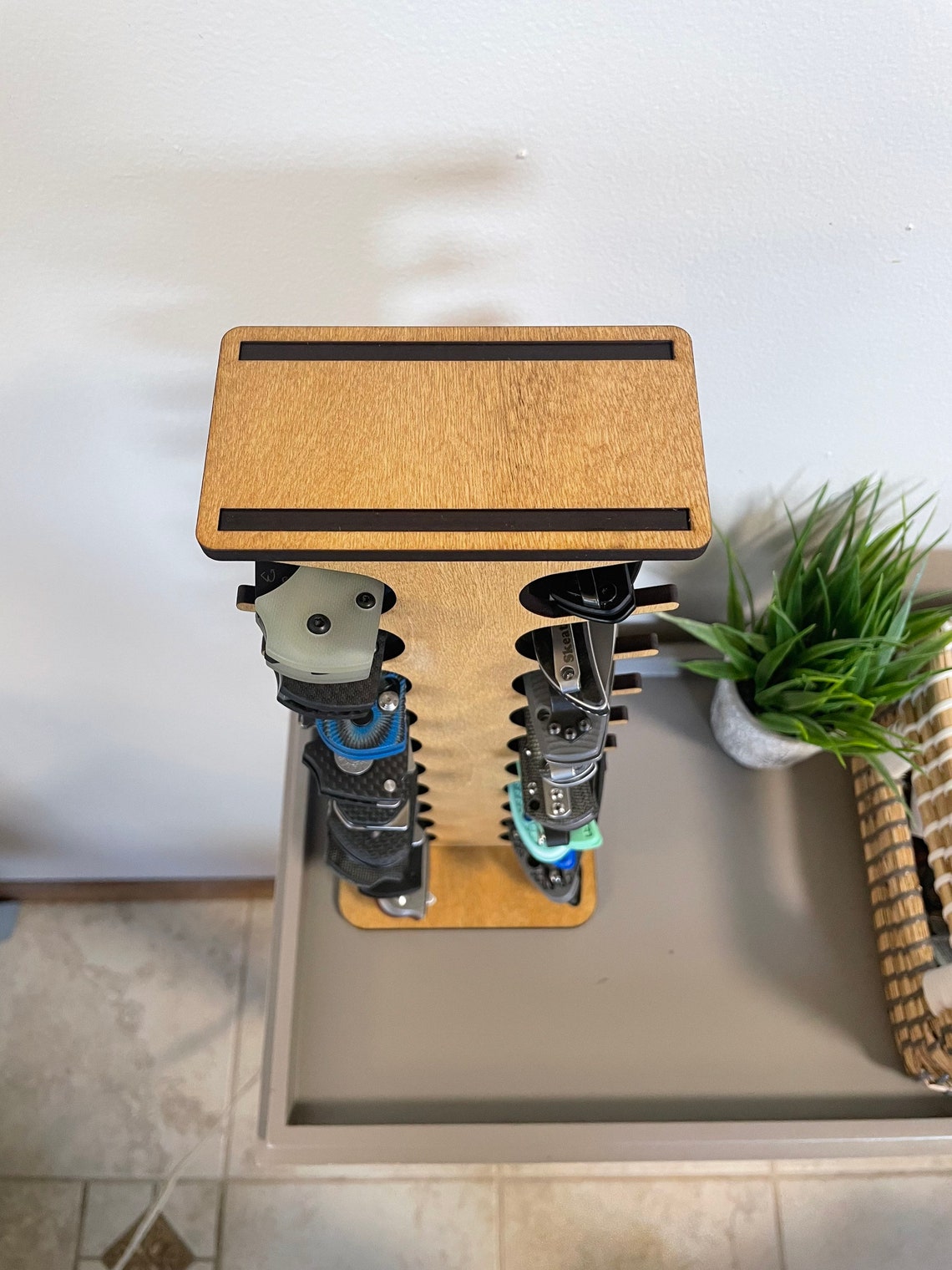 EDC Knife Display mega Tower Knife - Etsy