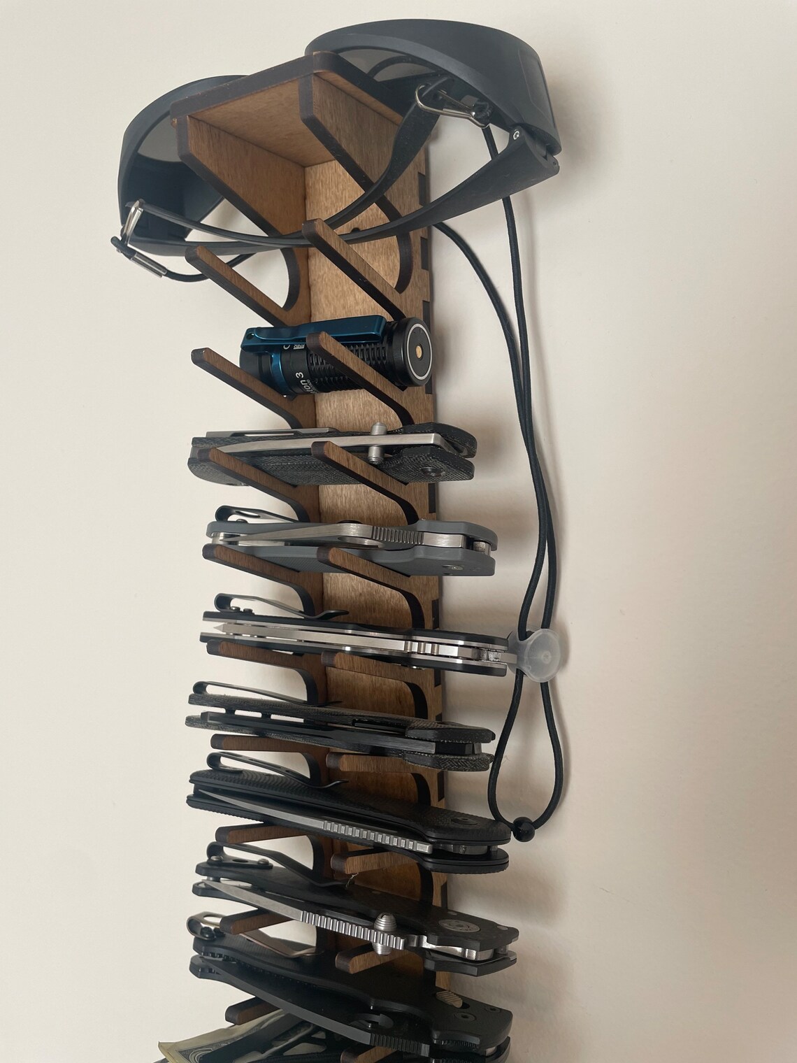 Wall Mount EDC Knife and Item Organizer/shelf - Etsy