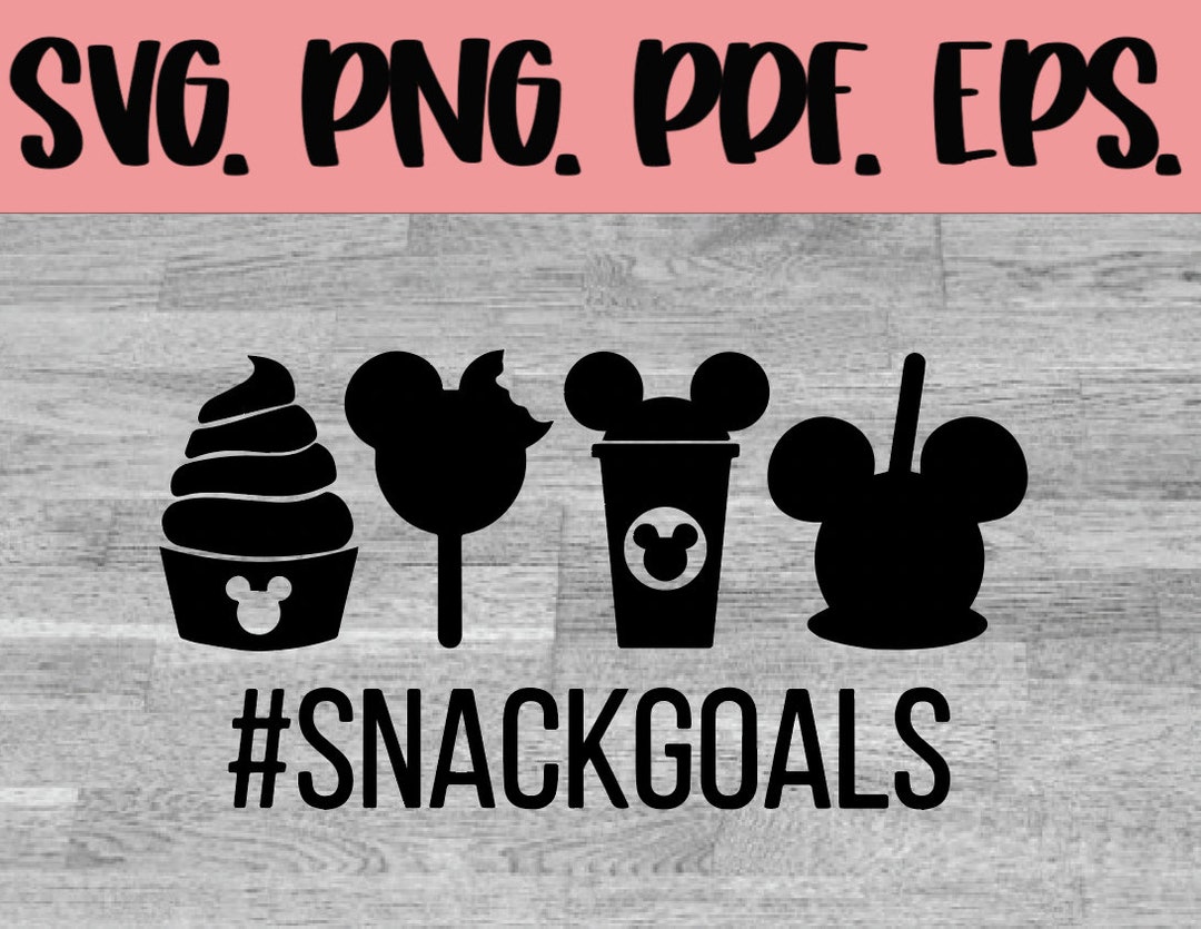 Snack Goals Cut File - Etsy