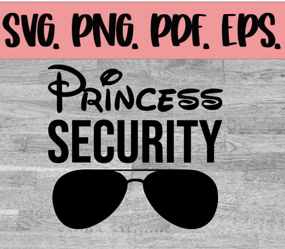 Princess Security Cut File - Etsy
