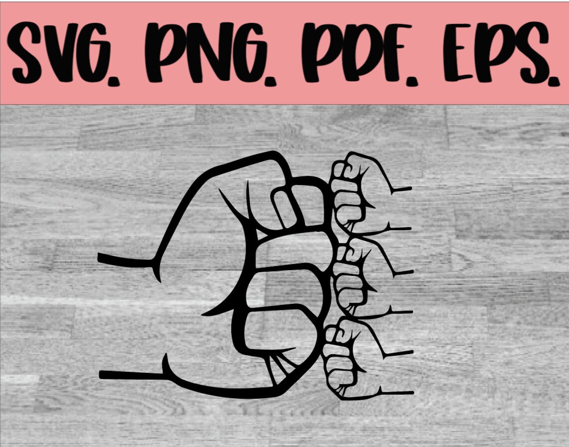 Fist Bump Cut File - Etsy