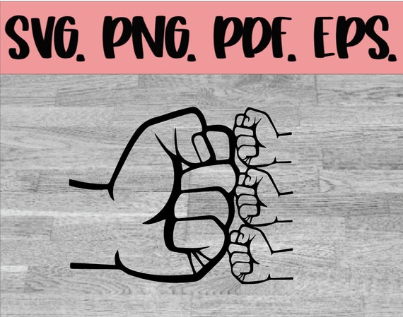 Fist Bump Cut File - Etsy