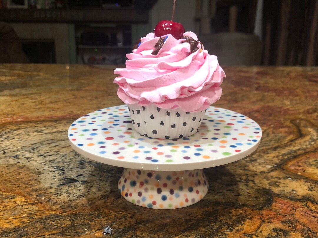 Porcelain Confetti Mini Cake Plate Handmade - Etsy