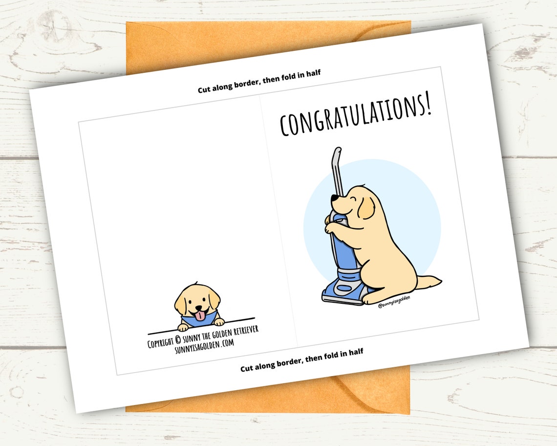 Funny Congratulations Greeting Card / Digital, Downloadable, Printable ...