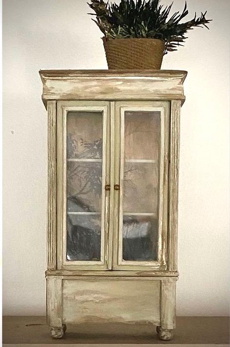 Shabby Brocante Style Bookcase 1:12 - Etsy