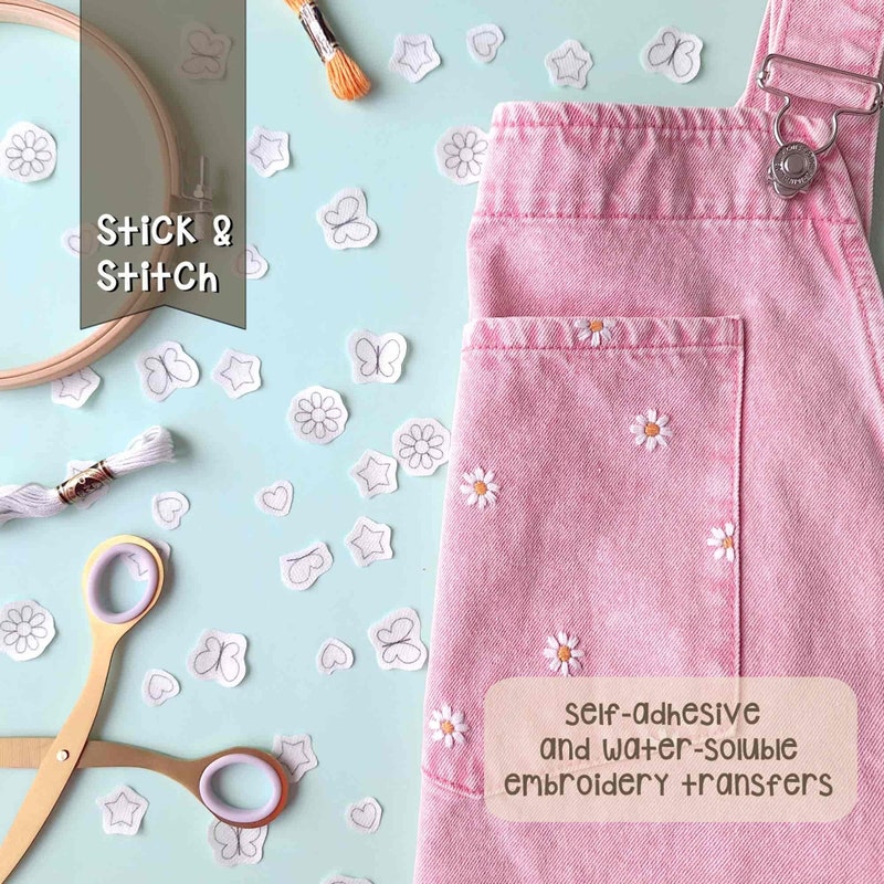 Stick and Sew Embroidery Designs - Etsy