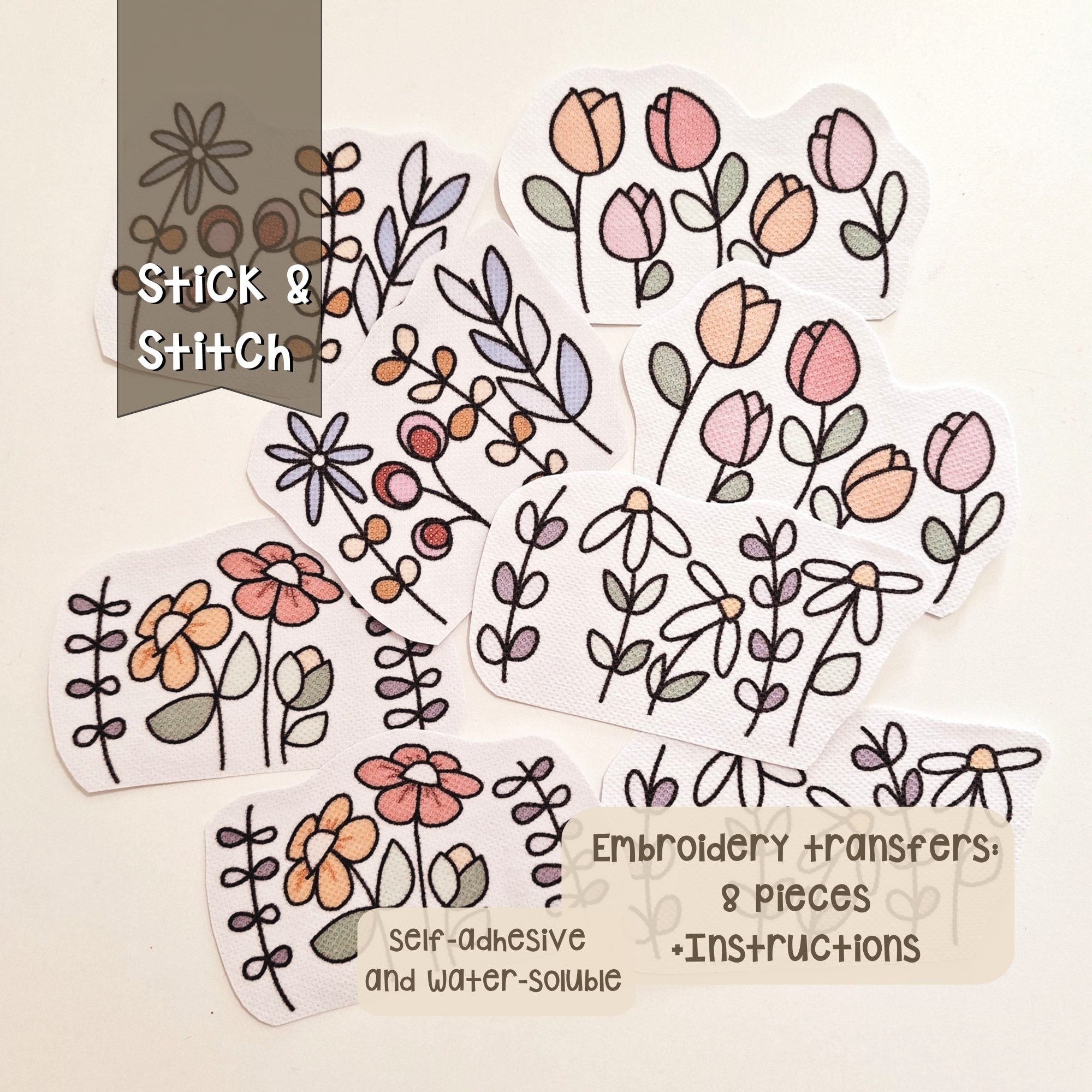 Stick and Stitch Embroidery Designs Paula 2 Set of 8 Embroidery ...