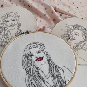 STICK AND STITCH. 2 Stickers to Embroider. Camille. Choose Size:14 or ...