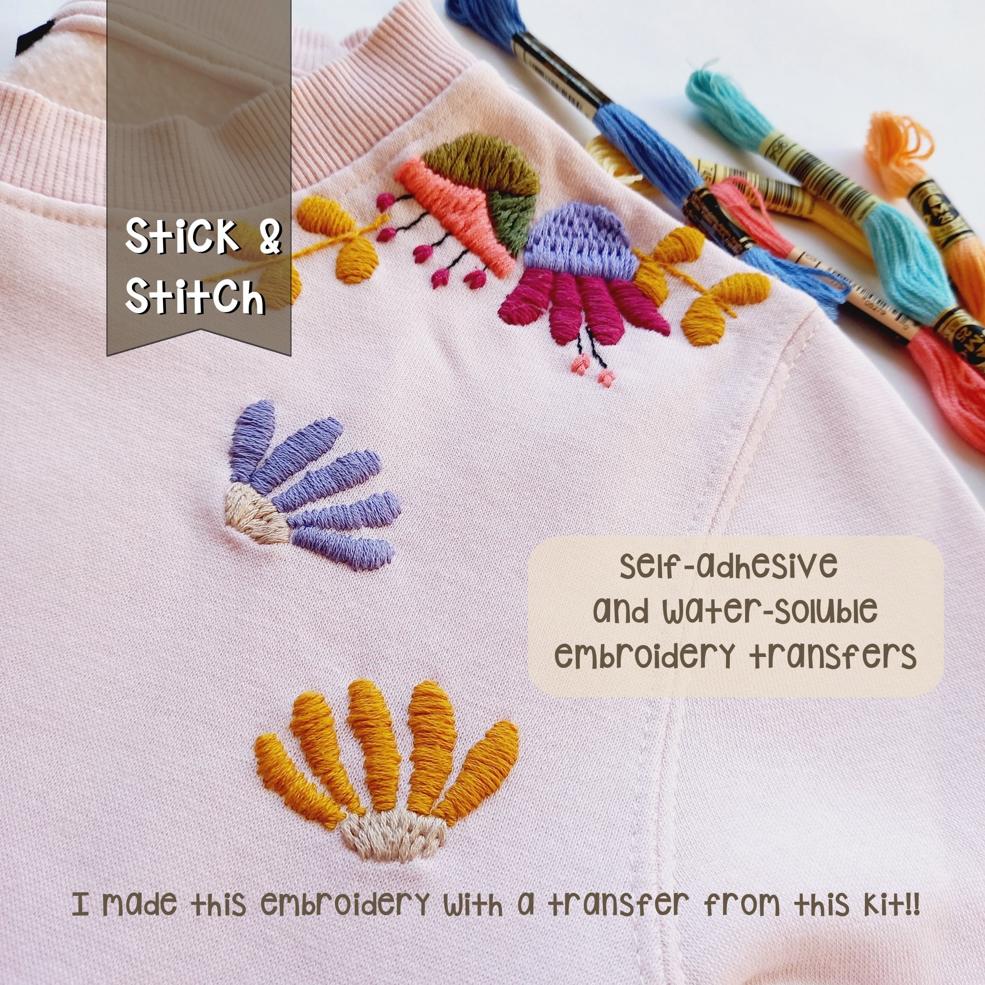 STICK and STITCH Embroidery Designs ROSITA 2 Set of 18 Embroidery ...