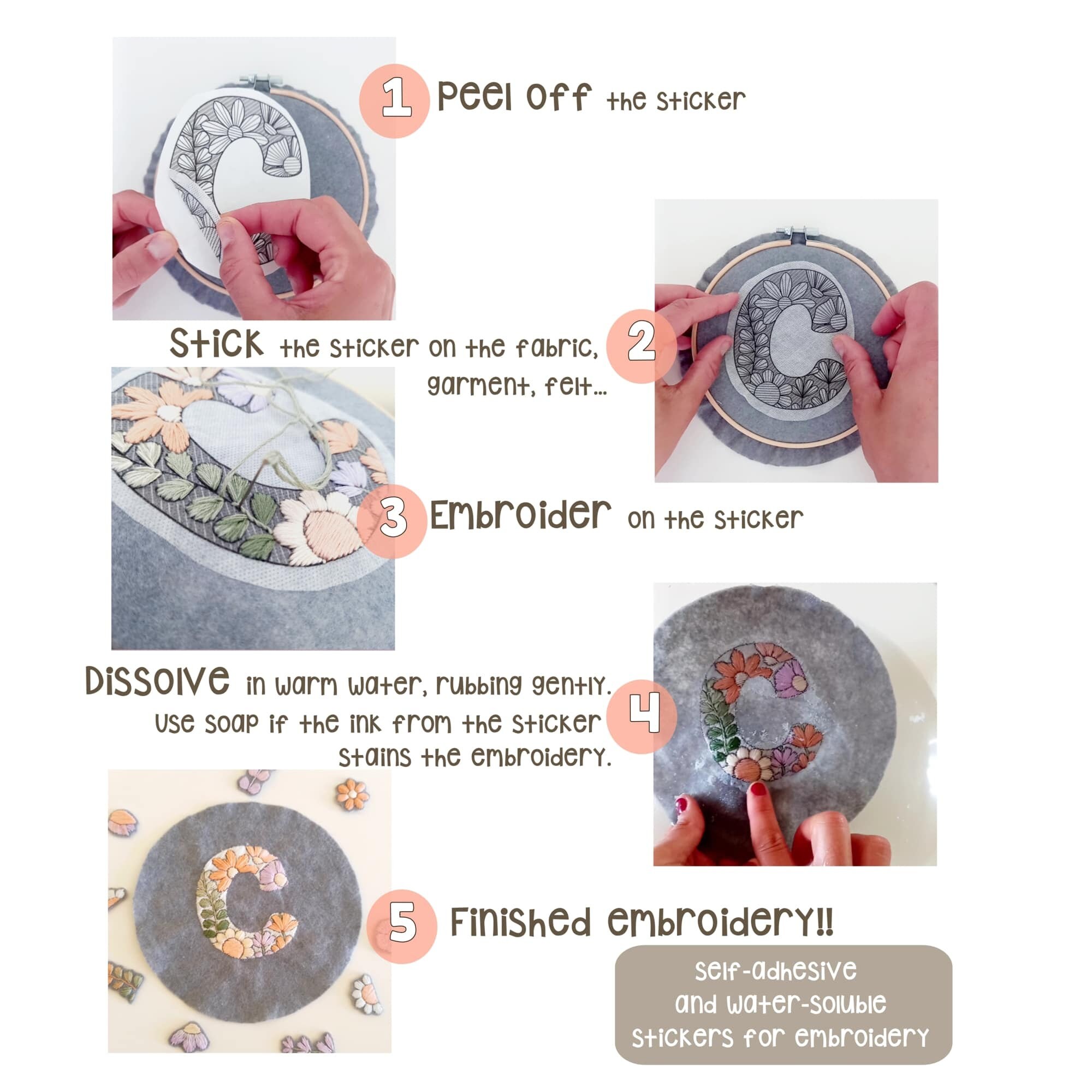 STICK and STITCH Embroidery Designs ROSITA 2 Set of 18 Embroidery ...