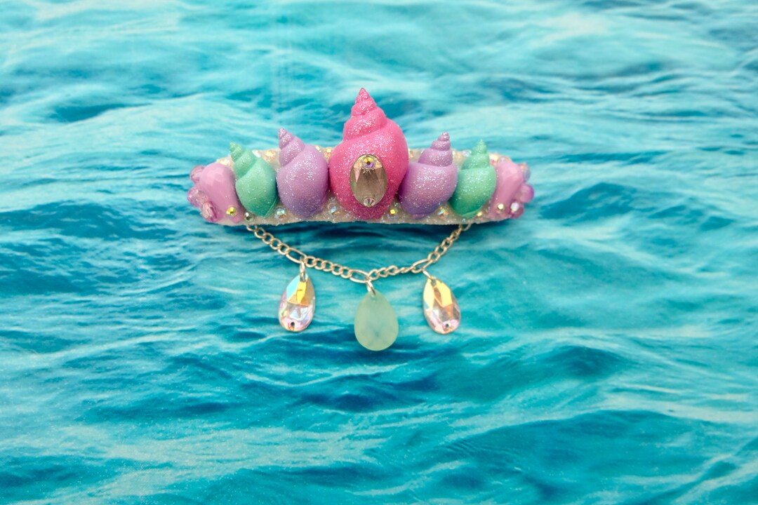Moana-hand Painted Shells, Jewels and Beads - Etsy