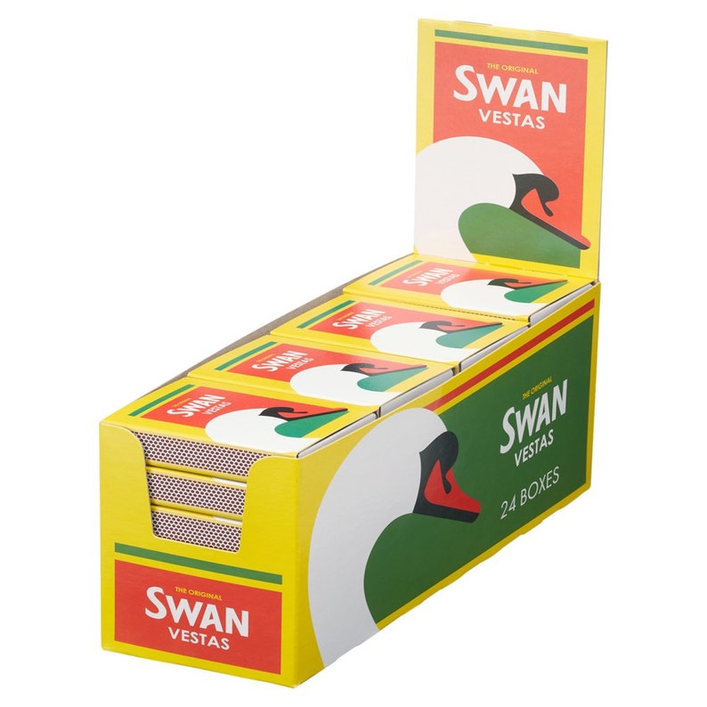 4 X Swan Vestas Matches Safety Matches - Etsy