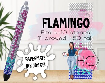 Ribbons Rhinestone Pen Template - Etsy