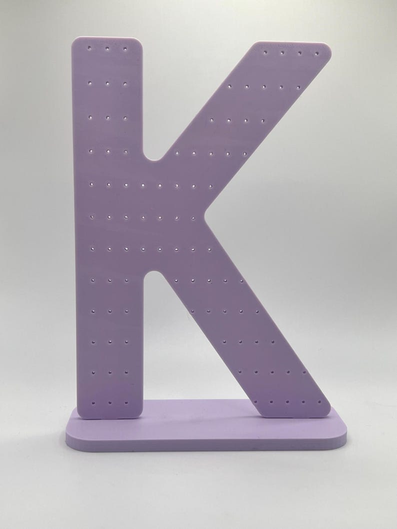 Custom Alphabet Letter Earring Stand - Great Gift - Earring Holder ...
