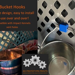 Dog Crate Bucket Holder - Etsy