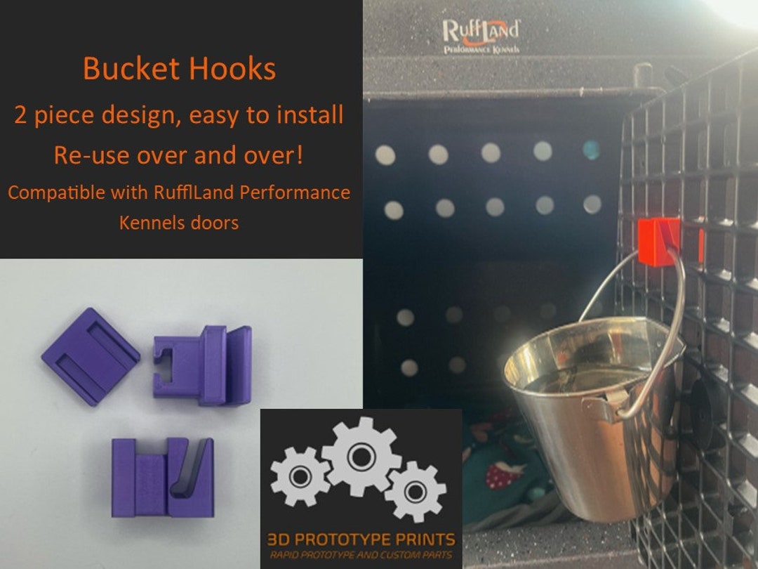 Bucket Hook Holder for Dog Crate Compatible With Ruffland Performance ...