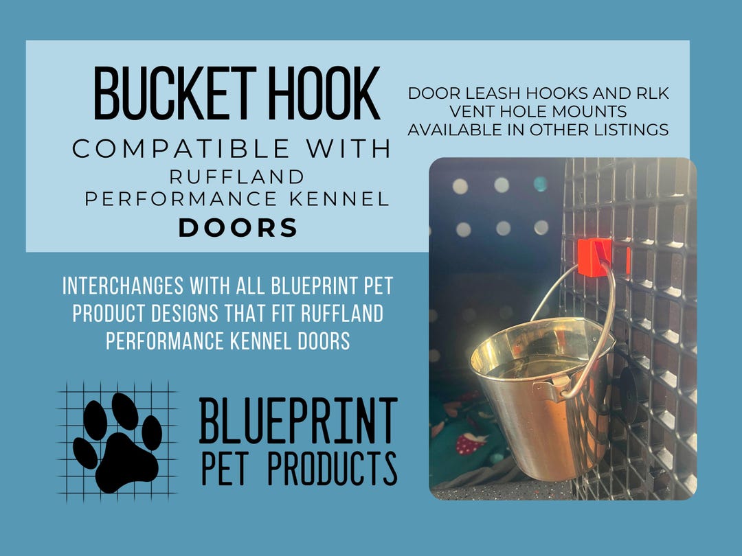 Bucket Hook Holder for Dog Crate Compatible With Ruffland Performance ...
