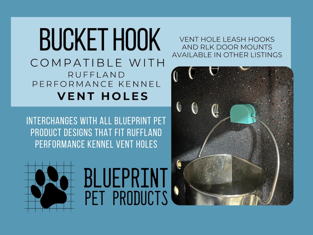 Vent Hole Bucket Hook Holder for Dog Crate Compatible With Ruffland ...