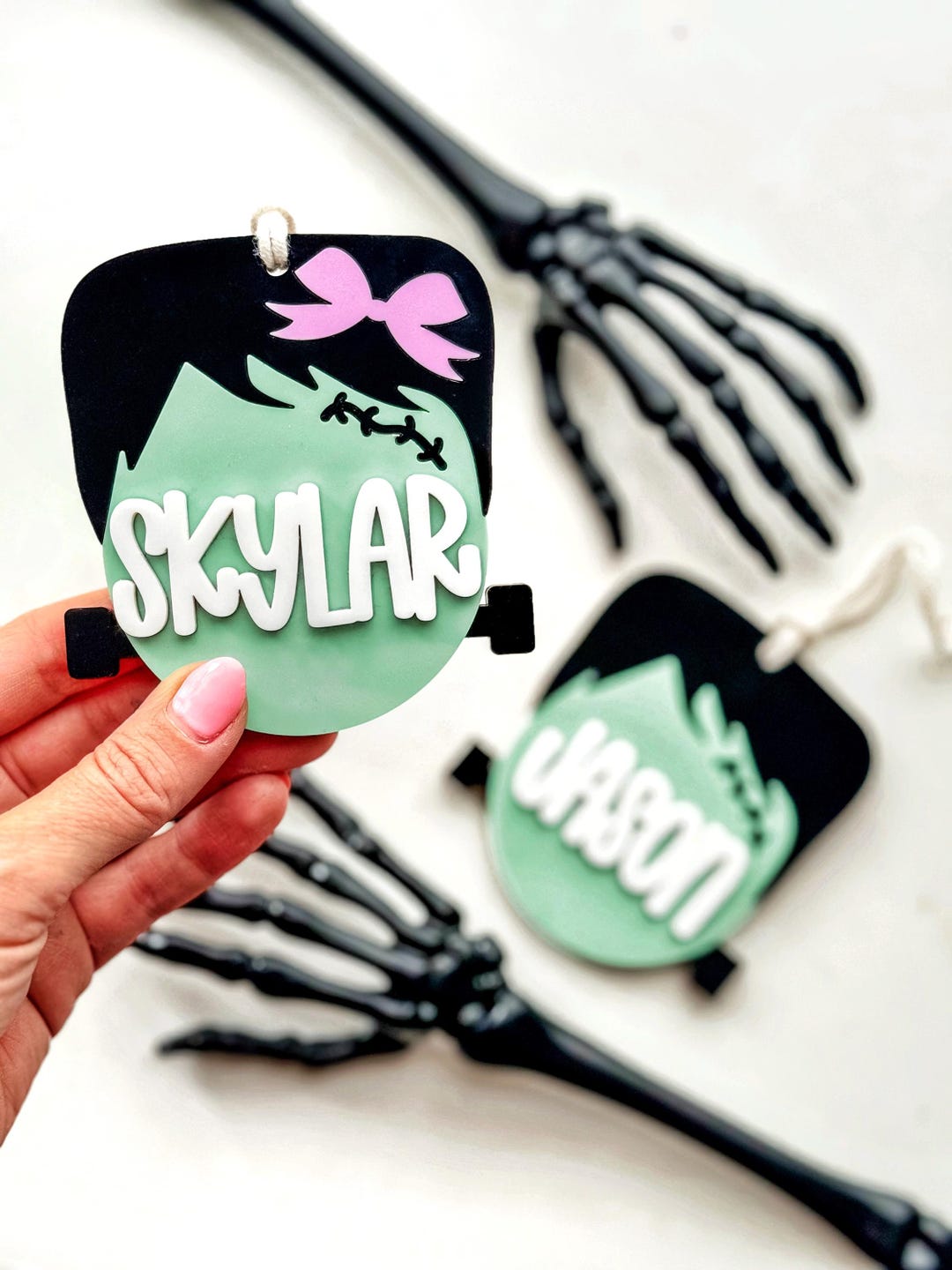 Halloween Basket Tags / Frankenstein Name Tags / Boo Basket Tags ...