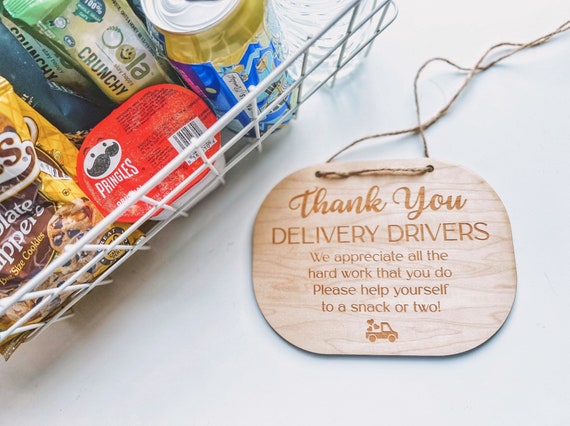 Thank You Delivery Drivers Sign / Thank You Mail Carriers - Etsy