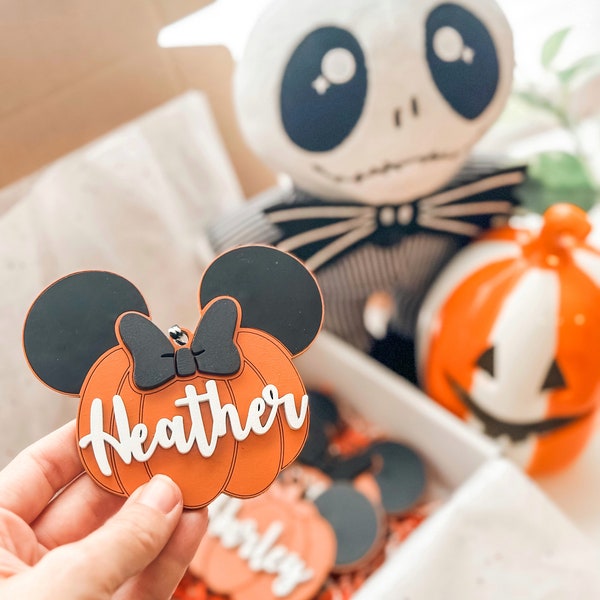 Mickey Name Tag - Etsy