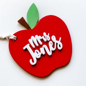 Teacher Appreciation / Teacher Gift Tags / Wooden Apple Pencil - Etsy