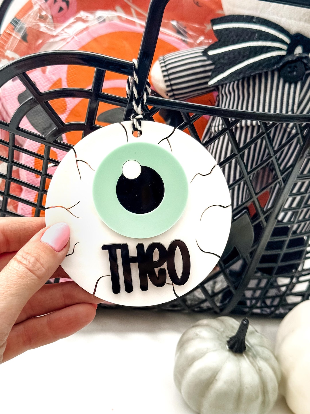 Halloween Basket Tags / Eyeball Name Tags / Boo Basket Tags ...