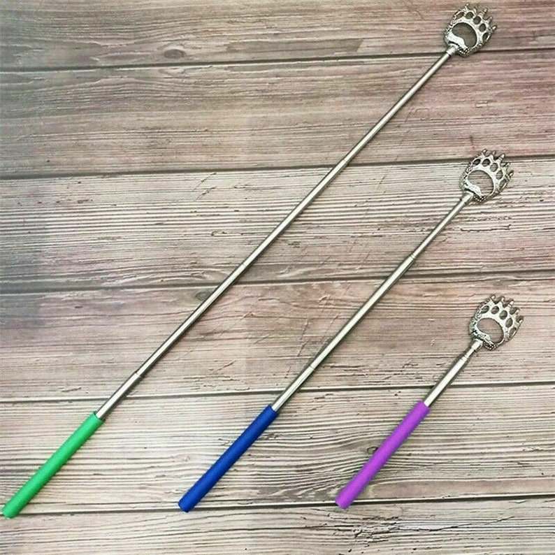 Extendable Portable Metal Back Scratcher Telescopic Extendable Claw ...