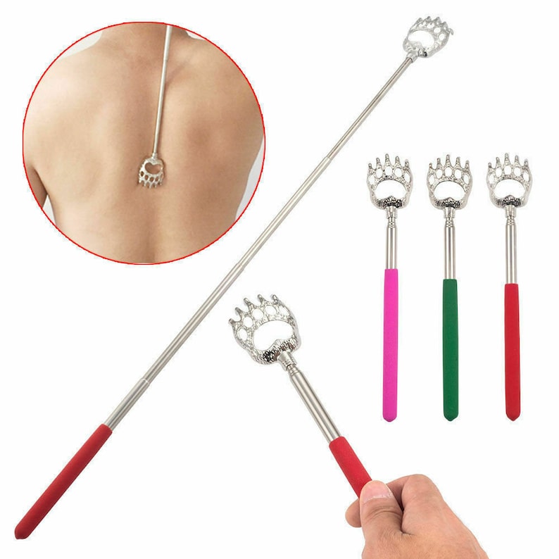 Extendable Portable Metal Back Scratcher Telescopic Extendable Claw ...