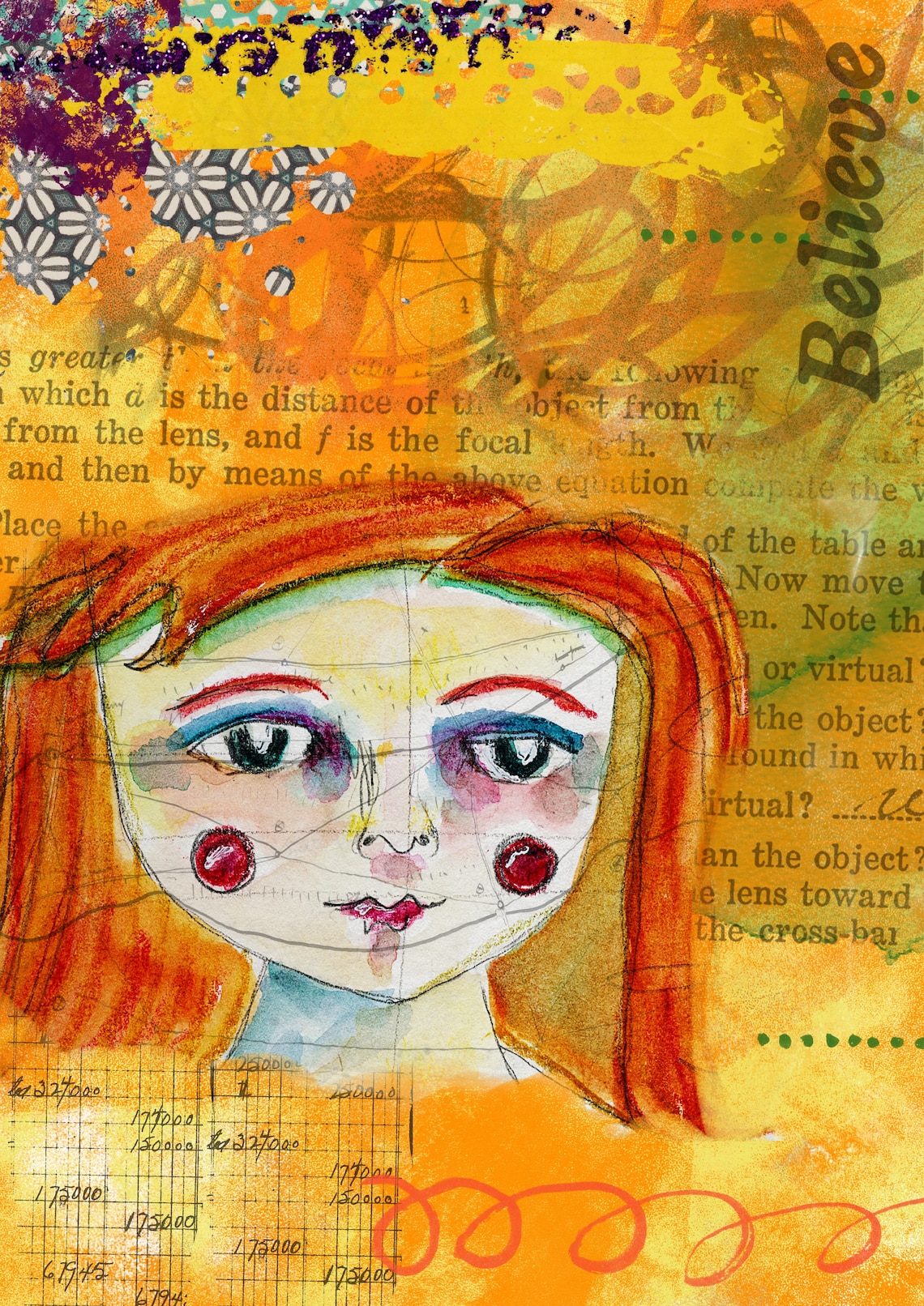 Mixed Media Digital Paper Pack Collage Scrapbook Paper Pack - Etsy